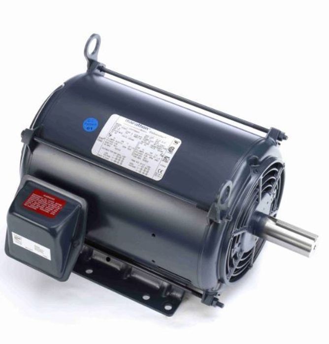 15 HP 208-230/460v 3Ph 1800rpm Globetrotter General Purpose AC NEMA ...