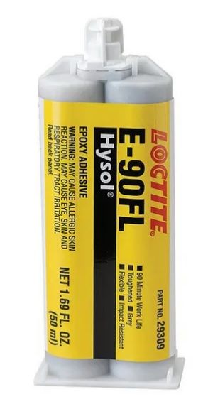 Flexible Epoxy Structural Adhesive, Grey, 50mL Dual Cartridge