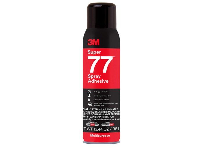 Super 77 Multi-Purpose Spray Adhesive, Clear, 13.44 Oz