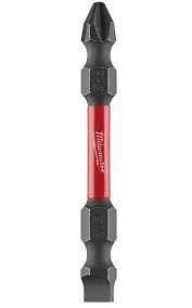 SHOCKWAVE Impact Phillips #2 / Slotted 1/4" Double Ended Bit