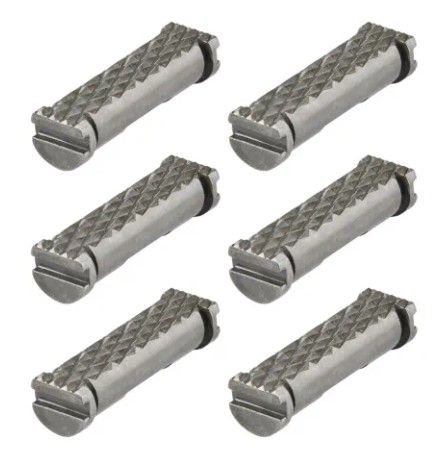 Threading Jaw Replacement Inserts for Up to 2 Inch Pipe - Contains Six ...