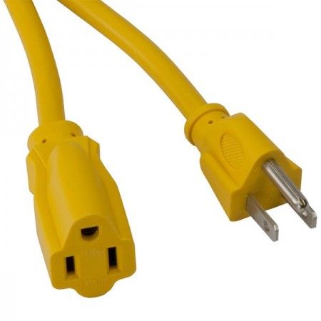 Bayco SL-725 25' OSHA NRTL Compliant Extension Cord w/Single Outlet ...