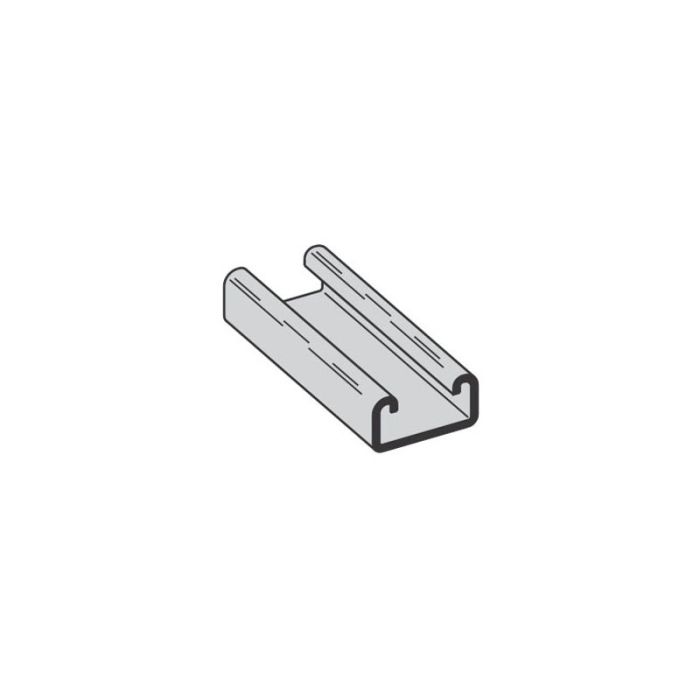 Strut 1-5/8" W x 13/16" H, Dura Green Epoxy, 12 Gauge, 10 FT (120 ...