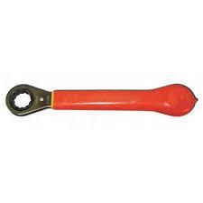 3/8" Insulated Straight Ratcheting Box Wrench, Double Insulation 2 Color