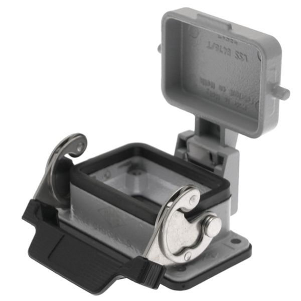 Base, Bulkhead Mount, Size 44.27, Single Latch W/Cover