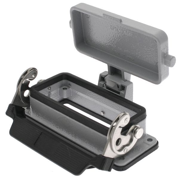Base, Bulkhead Mount, Size 77.27, Single Latch W/Cover