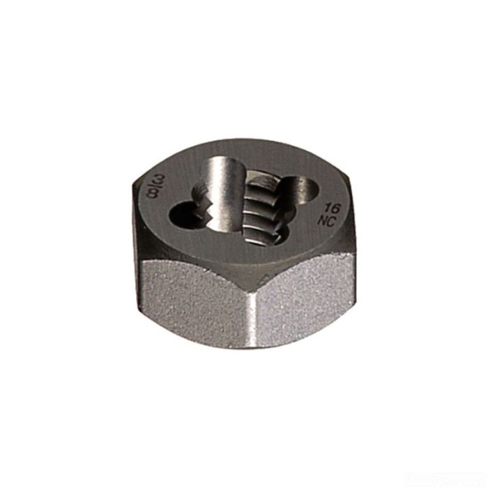 Cleveland C65603 5/16-18 Unc Hex Carbon Steel Rethreading Threading Die