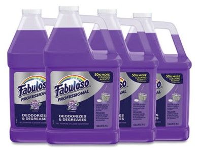 Fabuloso All-Purpose Cleaner, Lavender Scent, 1 Gallon Bottle, 4 ...
