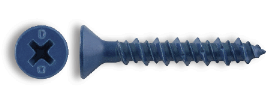 UltraCon Plus Concrete Phillips Flat Head Screw Anchors - 1/4 x 1-1/4 ...