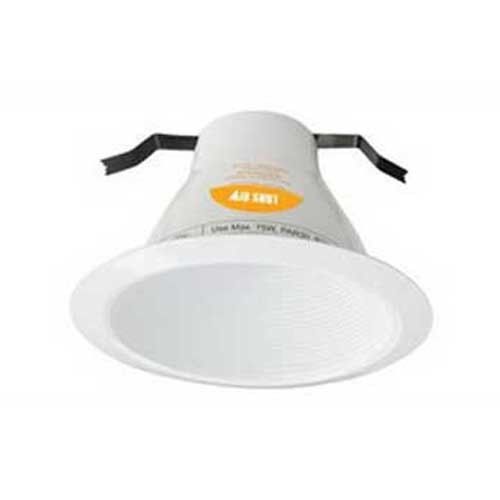 Elite AF631W-WH 6" Round Par30 White Self Flange Air Shut Baffle ...