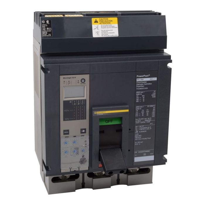 PowerPact P-Frame Molded Case Circuit Breaker 600V 800A, I-Line