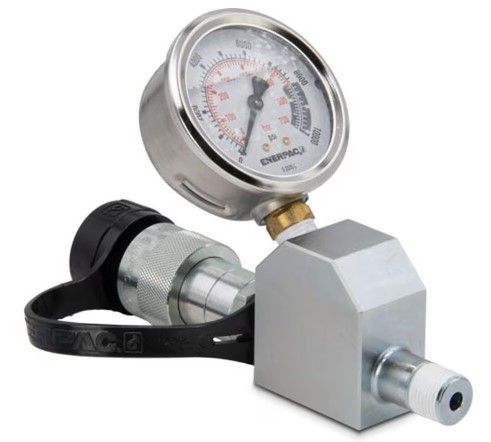 45 Degree Angled Gauge Adaptor Assembly - 3/8" NPTF Male - CR400 Female ...