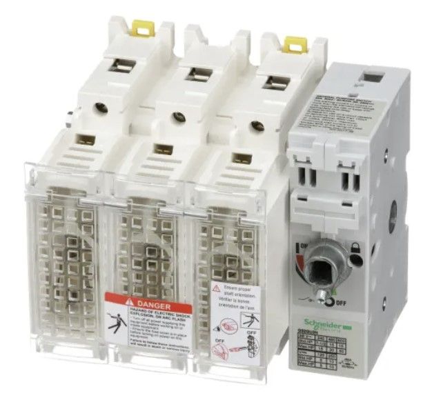 Switch Disconnector Fusible 600 Volt 60 Amphers 3 Pole
