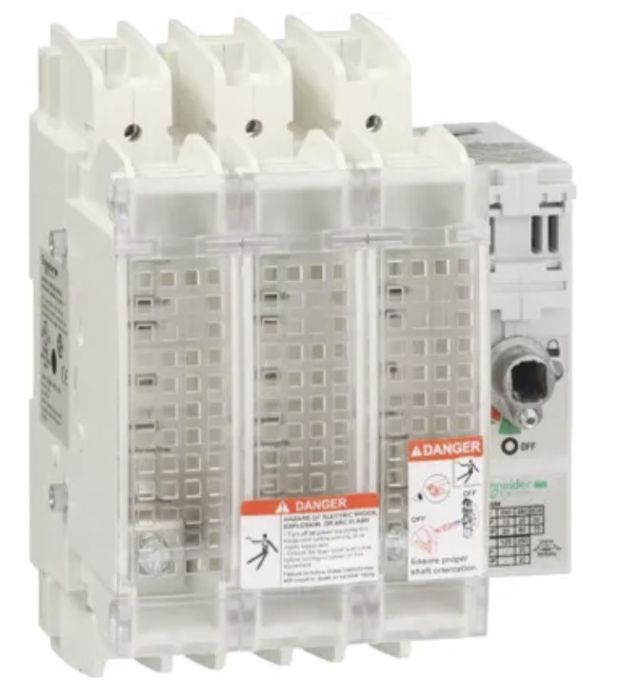 Switch Disconnector Fusible 600 Volt 100 Amphers 3 Pole