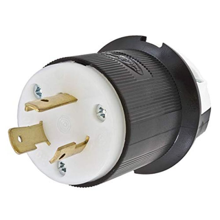 Twist-Lock Edge, Industrial, Male Plug, 20A 250V, 2-Pole 3-Wire ...