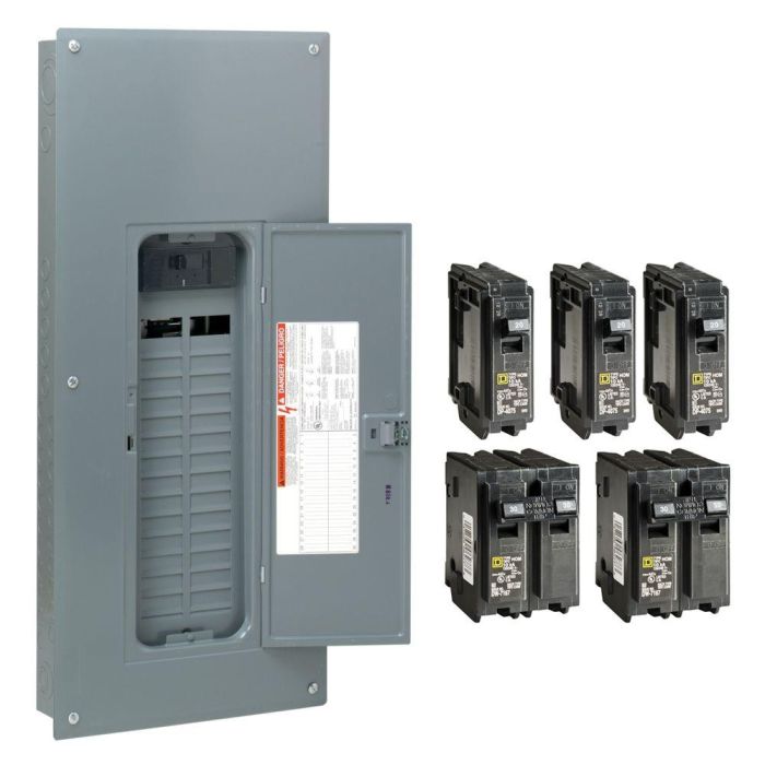 150A 120/240VAC 1Phase 3W Convertible Main Breaker Loadcenter Value Pack