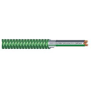12AWG 2-Conductor Stranded 600V Aluminum Armor Copper 250' Coil HCF MC ...