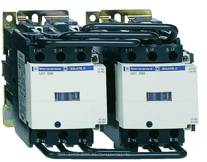Square D by Schneider LC2D50G7 40HP 120VAC 70A 1NO-1NC 3Pole IEC Contactor