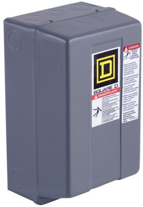 Square D by Schneider 8502SCG2V02S 10HP 110/120VAC 27A 3Pole Size 1 ...