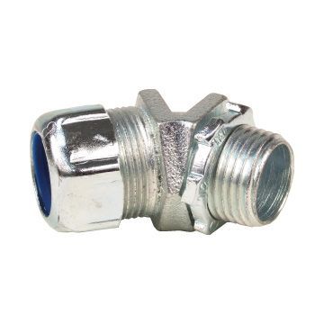 Thomas and Betts 5242 1/2" 45 Degree Steel Liquidtight Sealtite Connector