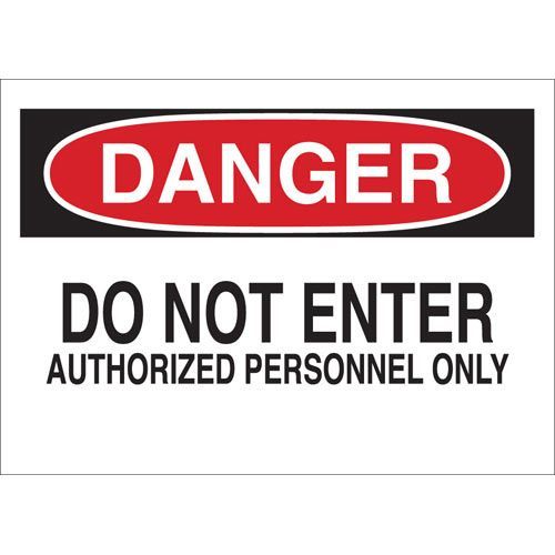 Danger Do Not Enter Sign Printable