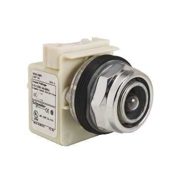 Square D by Schneider 9001KP1 30MM 110 to 120V Round Standard Pilot Light