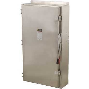 400 Amp 240 Volt 2 Pole w/ Neutral Fusible NEMA 4,4X Stainless Steel ...
