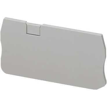 Square D by Schneider NSYTRACR23 600V 20A Gray IEC Terminal Block End Cover
