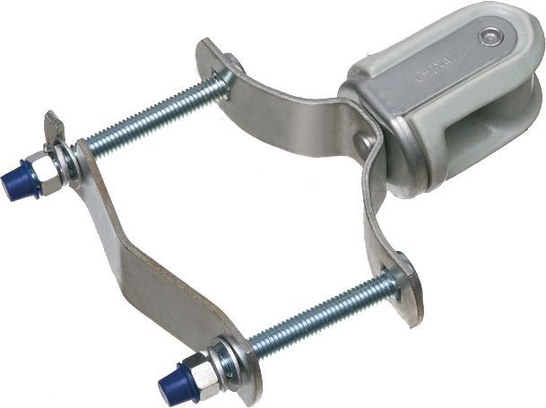Arlington 610 1-1/4 to 3 Inch Porcelain Wire Holder