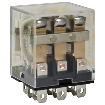 Plug In Relay, Type R, Miniature, 1 Hp At 277 Vac, 15a Resistive At 120 ...