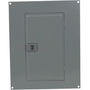Load Center Cover, Qo, 16 Circuits, Surface, Gray