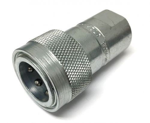 Parker 4050-2P 1/4 Inch Quick Connect X 1/4 Inch NPTF 3000 PSI Steel ...