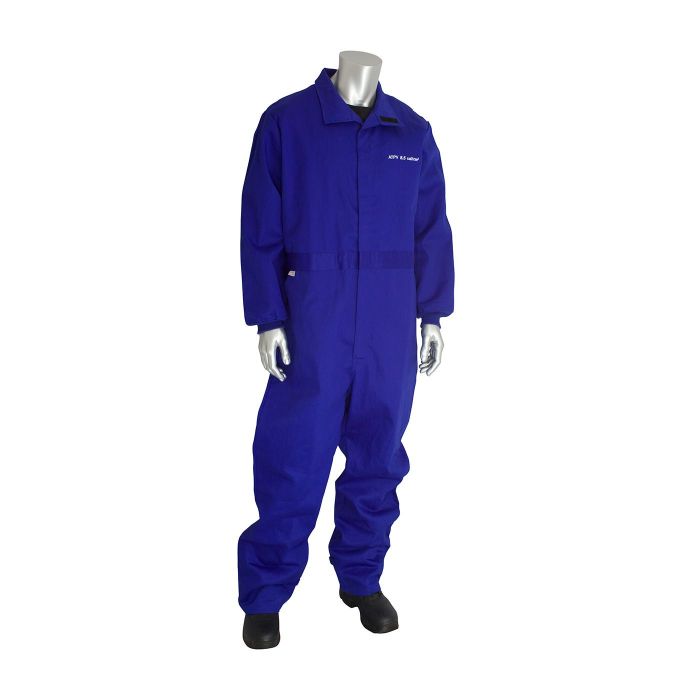 Dual Rated Arc Flash Coverall with Vented Back 8 Cal/cm2, PPE Category ...