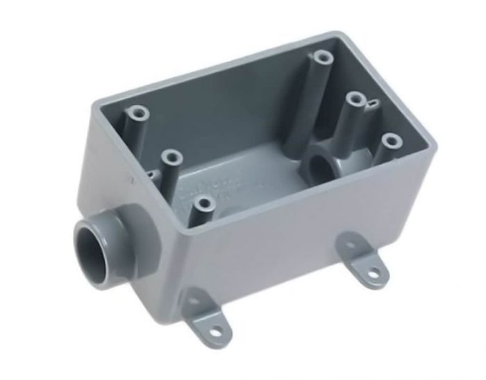 Cantex 5133311 1 Gang 1/2 PVC Electrical Outlet Box