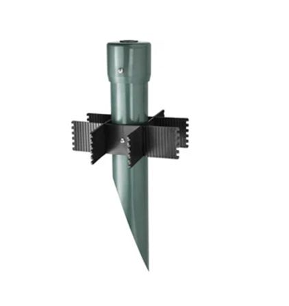 Mighty Post PVC Mounting Post 1/2 Inch Mounting Hole, Ground Mount Stake