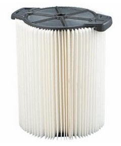 VF4000 Wet/Dry Vacuum Dust Filter, Standard Size, Quik Lock