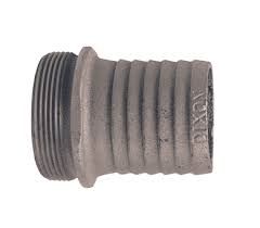 1-1/2" King Short Shank Suction Male Coupling with NPSM Thread (Plated ...