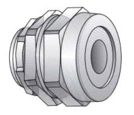 1 Inch Malleable Iron Flexible Cord/Cable Connector, Cable Range .2 to ...