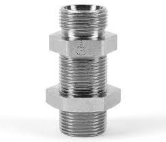 EO/EO-2 Straight, Bulkhead Union, Bite Type, 24 Degree Flareless, 16 MM