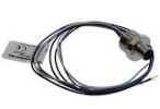 M12 Eurofast Receptacle, Single Ended, Male, 4-Pin, Front Mount