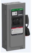 30 Amp 600 Volt 3 Pole Fusible NEMA 1 Safety Switch Disconnect Heavy ...