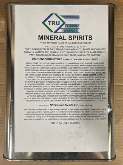 Mineral Spirits Paint Thinner - 1 Gallon